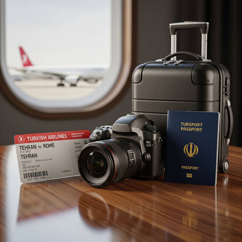 بلیط هواپیما تهران به رم | خرید ارزان و لحظه آخری - سفر پرایم